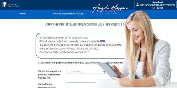 Compilare la domanda flussi 2025, le verifiche preliminari e verifica utenza – avvocato Angelo ...